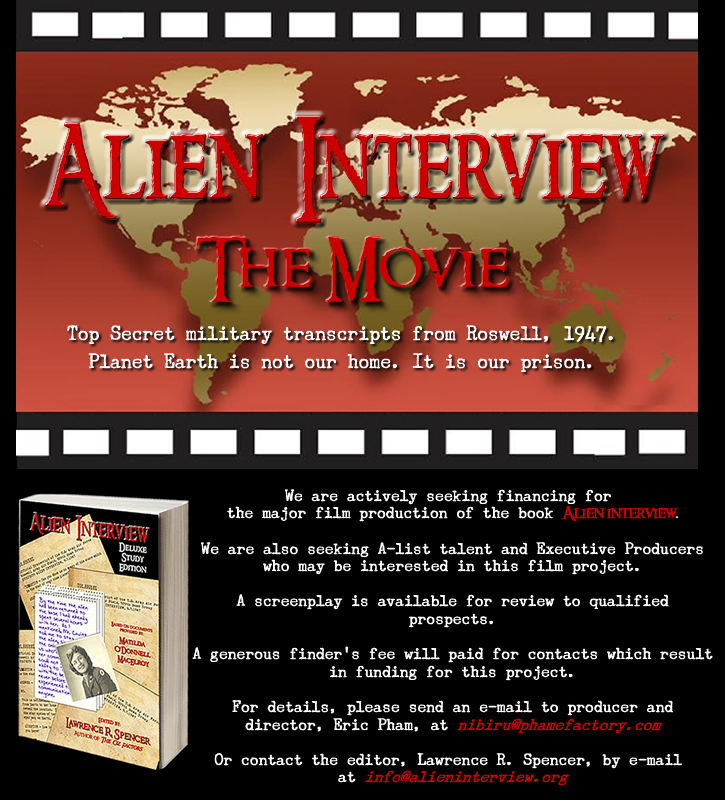 LIFE, UNIVERSES & OTHER STUFF: ALIEN INTERVIEW — THE MOVIE
