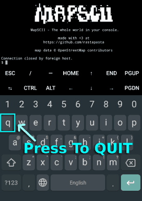 How to View World Map in Termux - MapSCII🗺