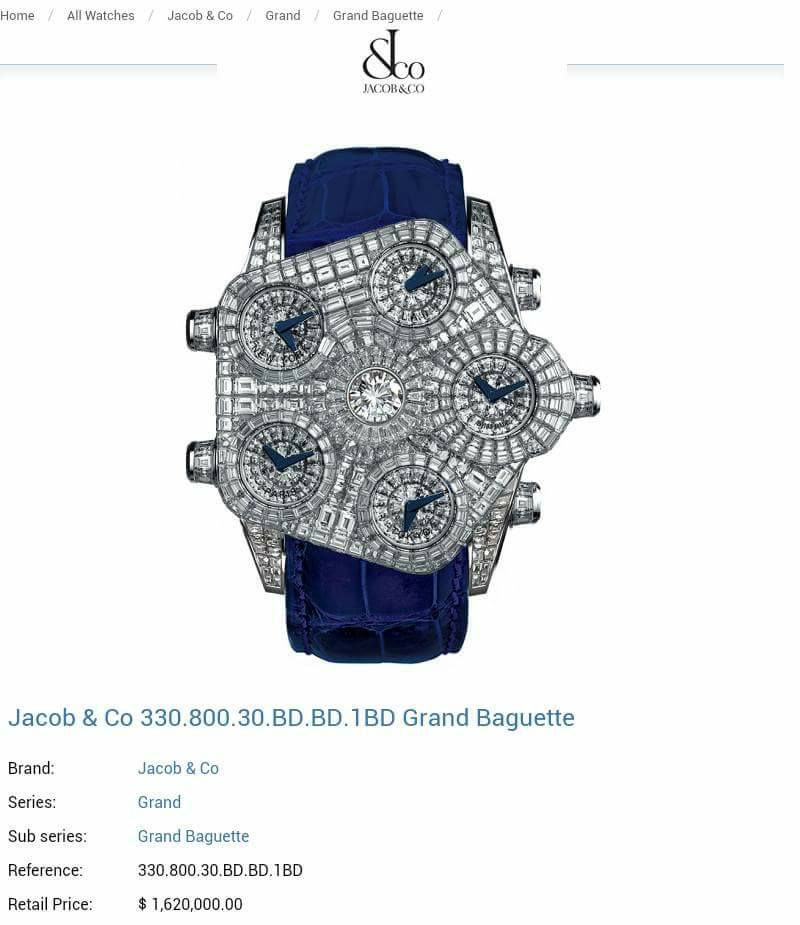 Swazi Media Commentary: KING WEARS WATCH WORTH US$1.6-million