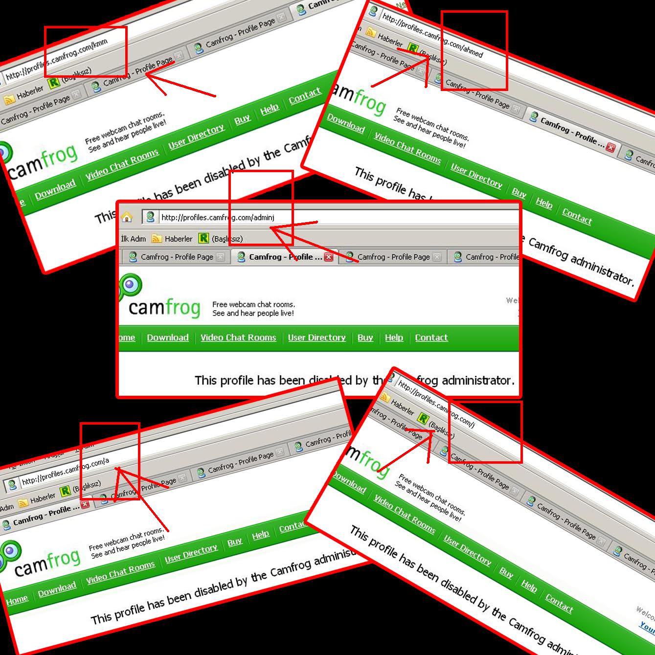 Camfrog-Register: Camfrog banlı nick gösterici