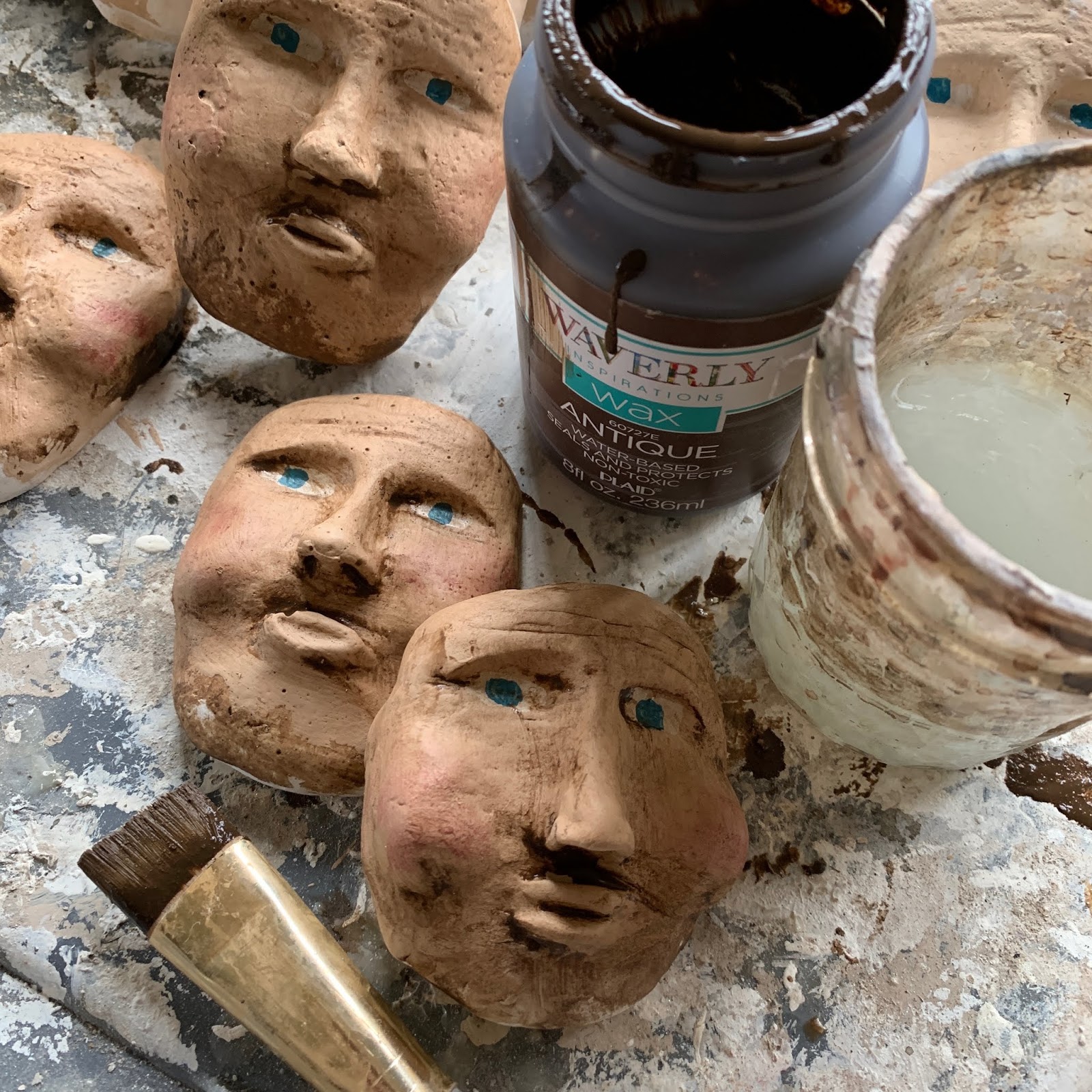 Create with Cinnamon Creek: Painting Santa Faces