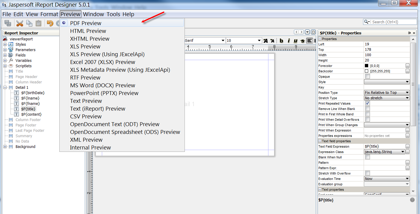 nascent: inject jasper report pdf viewer into java application (step by ...