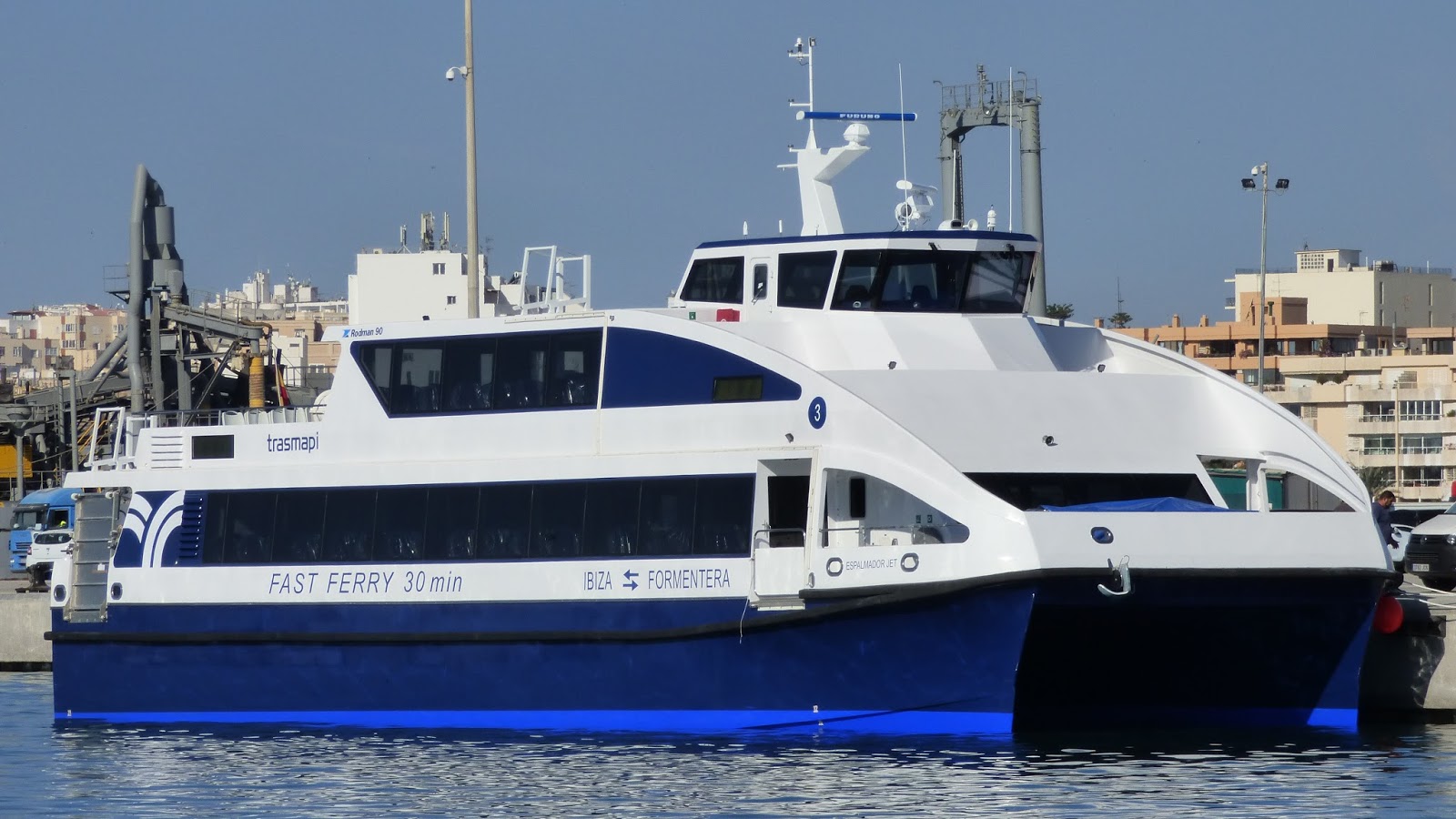 FERRYBALEAR: El Nuevo Fast Ferry "Espalmador Jet" de la Naviera ...
