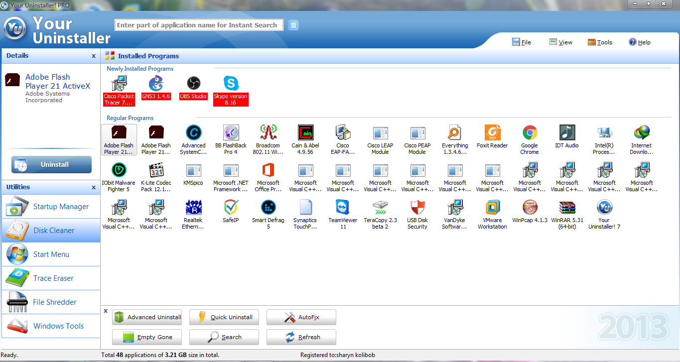 Your Uninstaller 7.5.2014.03 Full Key ~ Tự Học Mạng