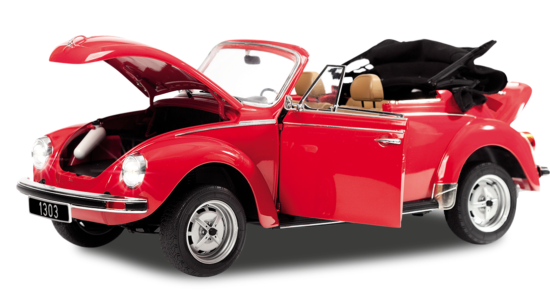 Construye el Volkswagen Fusca 1303 convertible 1/8 Planeta DeAgostini ...