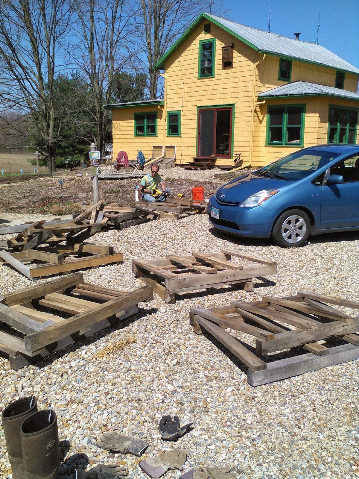 the common milkweed: Mini Wildlife Observation Platform Made of Pallets ...