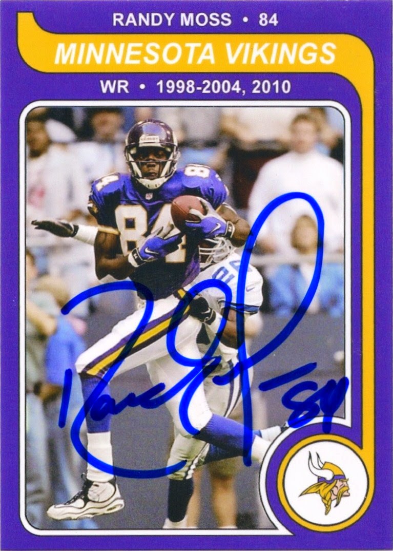 Minnesota Sports Autograph Project: RANDY MOSS
