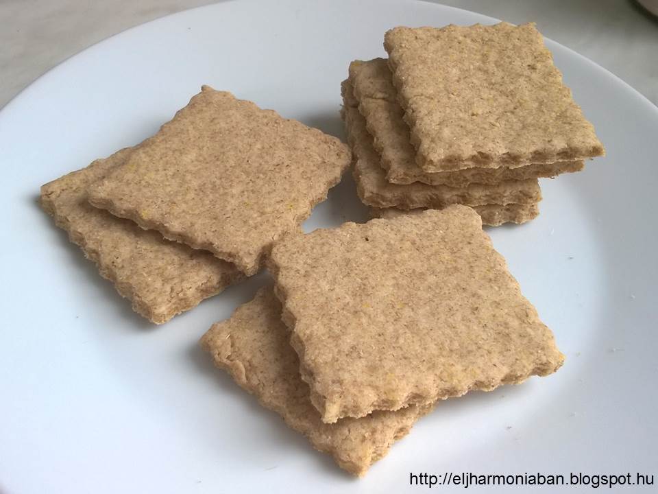 Egyszerű, zablisztes kréker (sós keksz) - Jóga Magazin