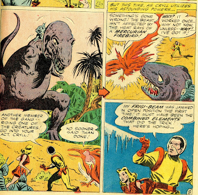 Comics, old time radio and other cool stuff: Dinosaurs with Laser Vision!