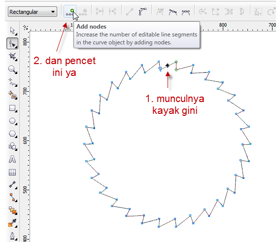 Modifikasi Objek Polygon Dengan Shape Tool Di Coreldraw Belajar Coreldraw
