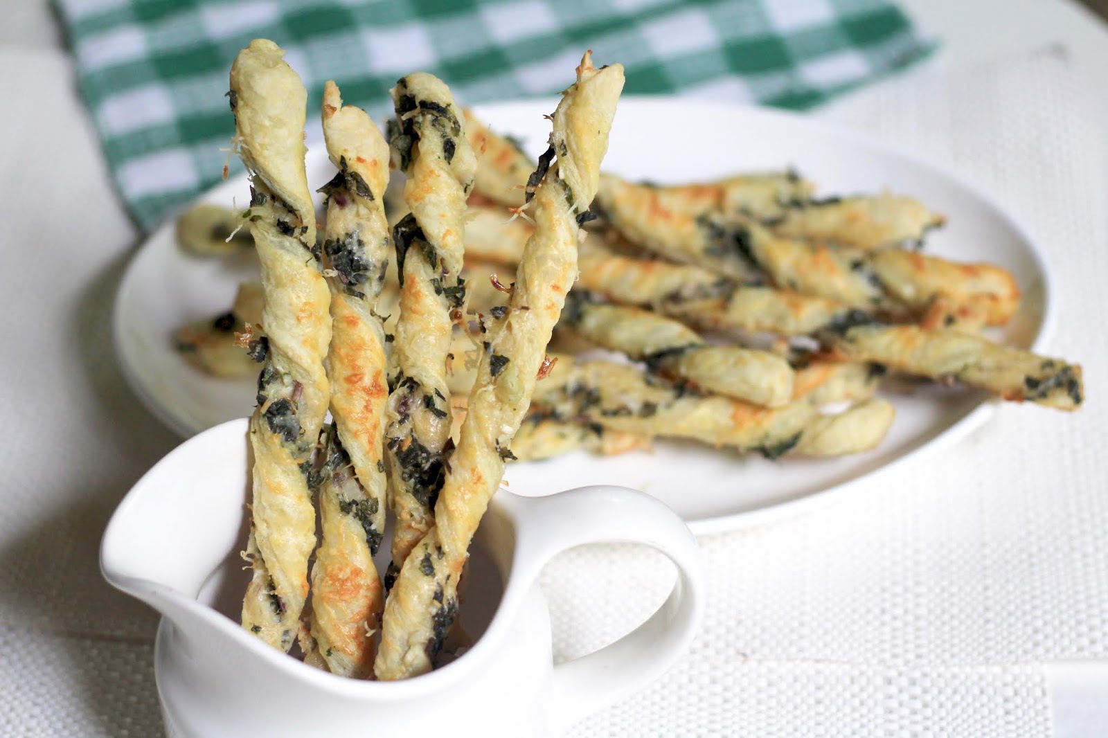 Ramp Basil Parmesan Puff Pastry Sticks – Diary of a Mad Hausfrau
