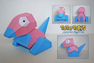 Papercraft - Pokemon Porygon - Papercraft4u | Free Papercrafts, Paper ...