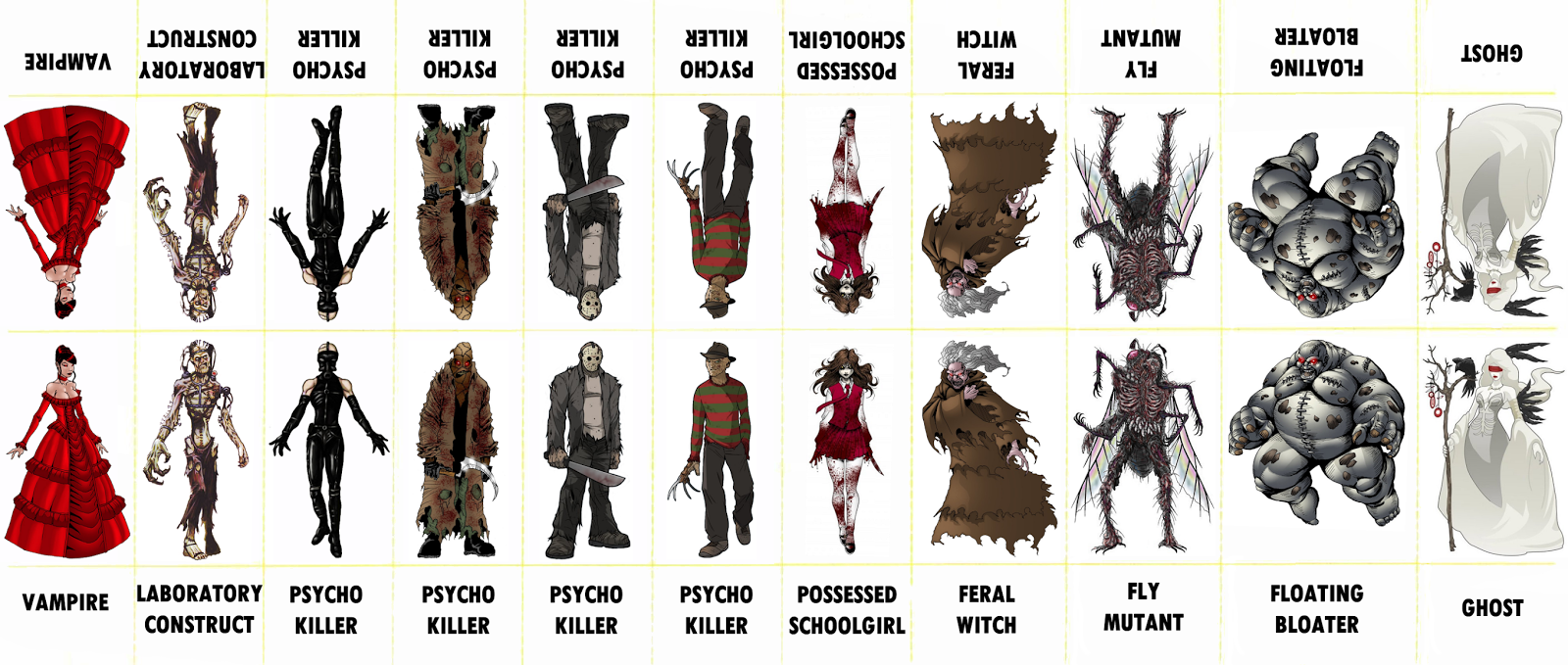 Chapter Unapproved: Paper Miniatures Horror #2