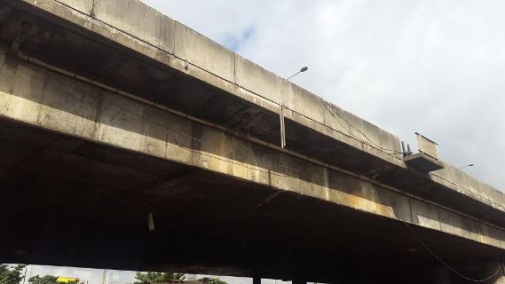 Yay! Dilapidated signage has been removed by Lagos state Govt (photos)