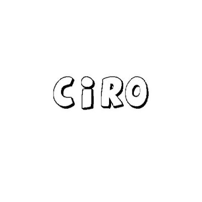 EL SIGNIFICADO DE LOS NOMBRES: CIRO (GRIEGO)