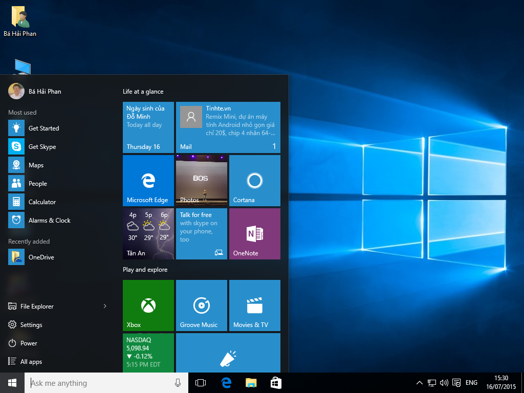 Windows 10 Rtm