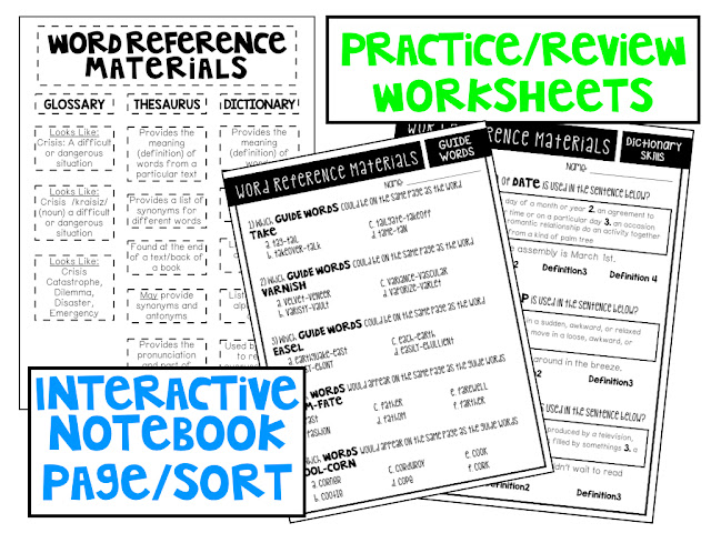 Word Reference Materials - Teaching to the Test-Taker