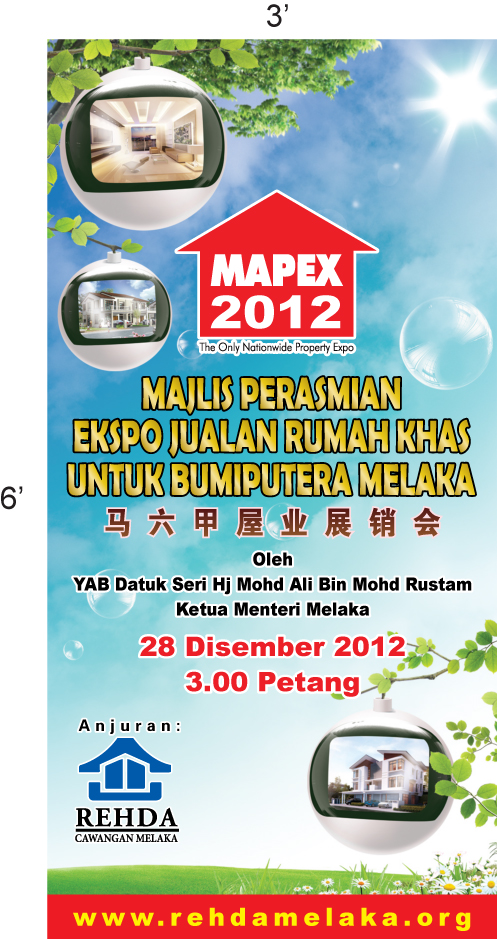 Banner Majlis Perasmian Sahaja