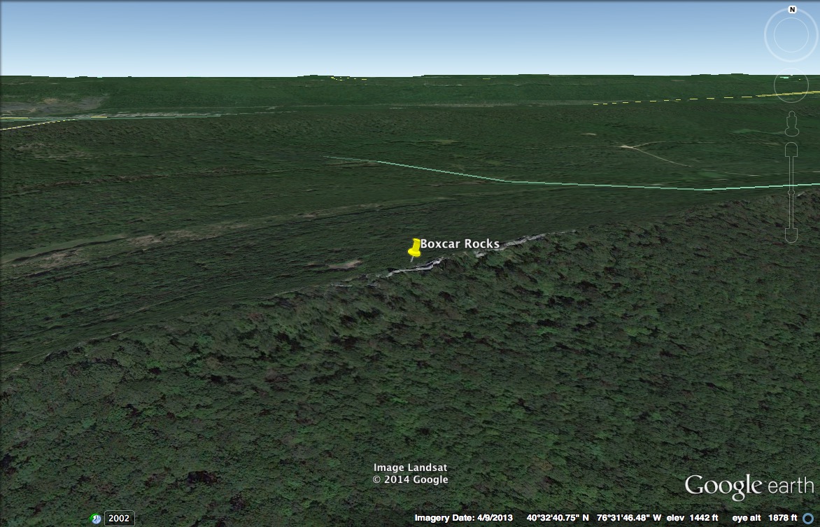 Mike's Photographs : Boxcar Rocks