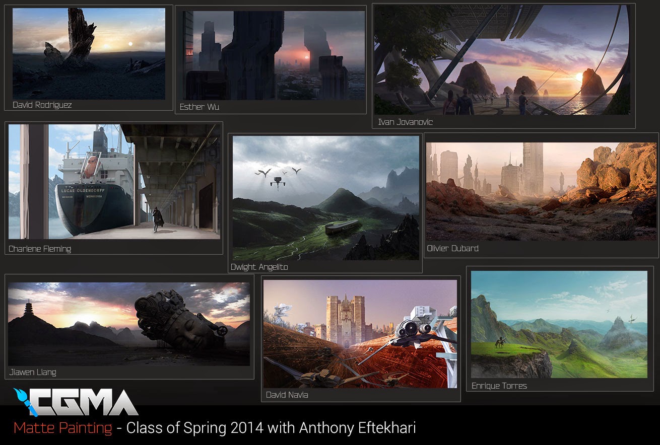 Art of AnthonyE: CGMA MATTE PAINTING MASTER CLASS
