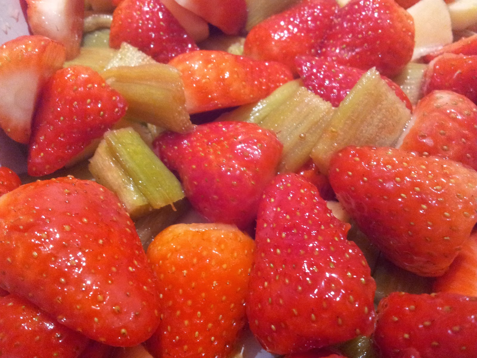 Crumble Fraises & Rhubarbe