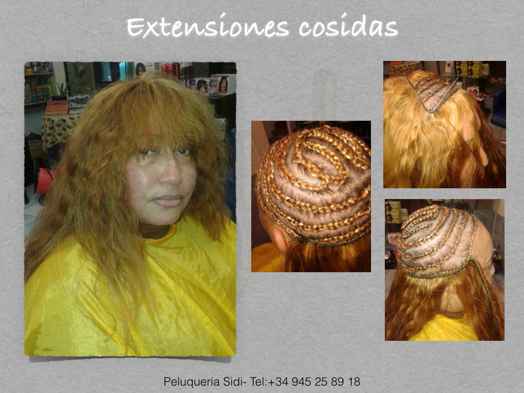Tipos de Extensiones de Pelo Cosidas