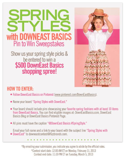 Spring Styles with DownEast Basics Pin to Win Sweepstakes | Frugal ...