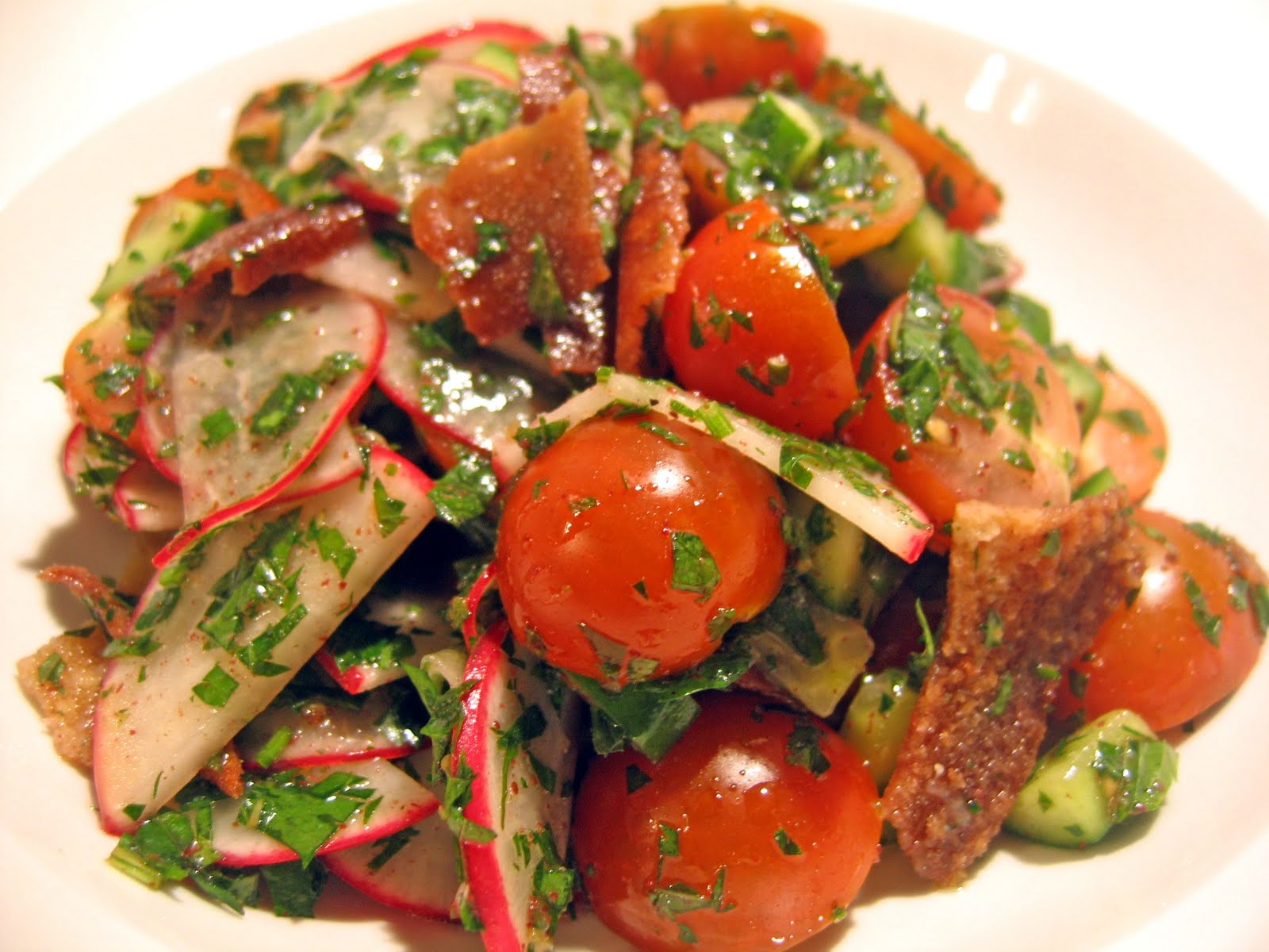 Morsels and Musings: postcards & fattoush