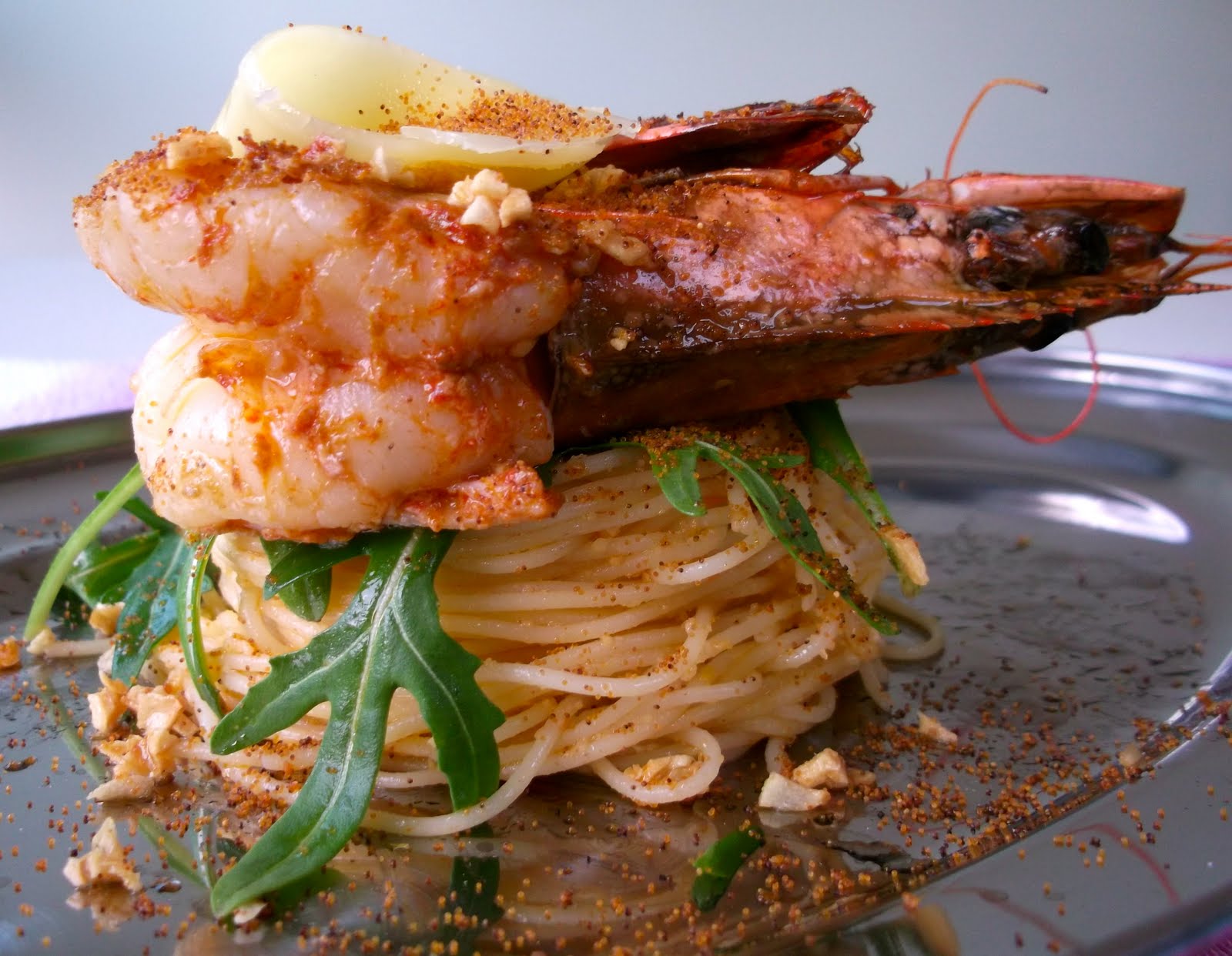 Gastronaut: Crustacean Pesto Pasta…My Version