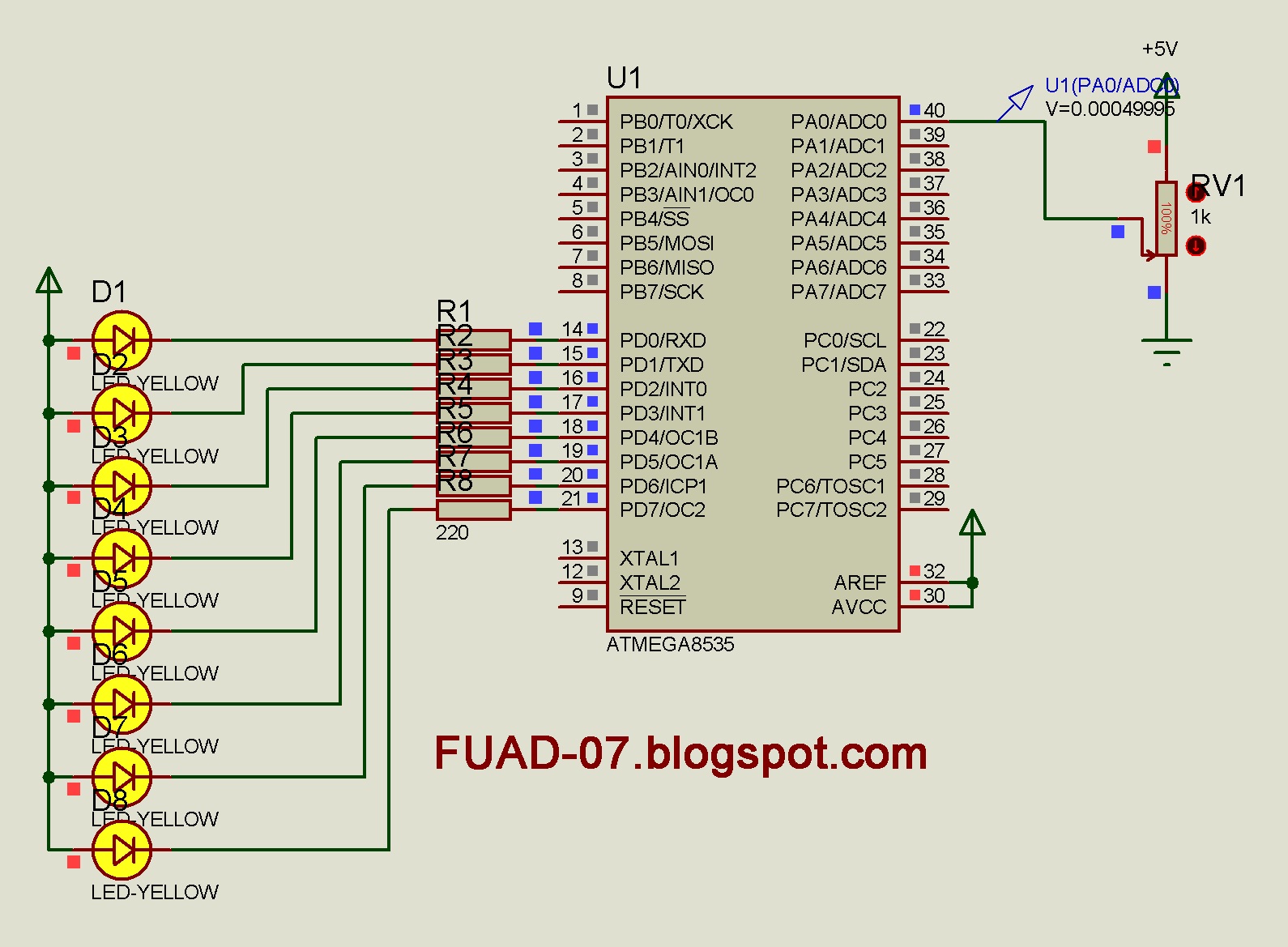 Pemrograman ATmega8535 Dengan CodeVision AVR Part 7 ~ let's make a ...