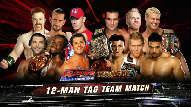John Cena, CM Punk, Sheamus, WWE Tag Team Champions Air Boom & Mason ...