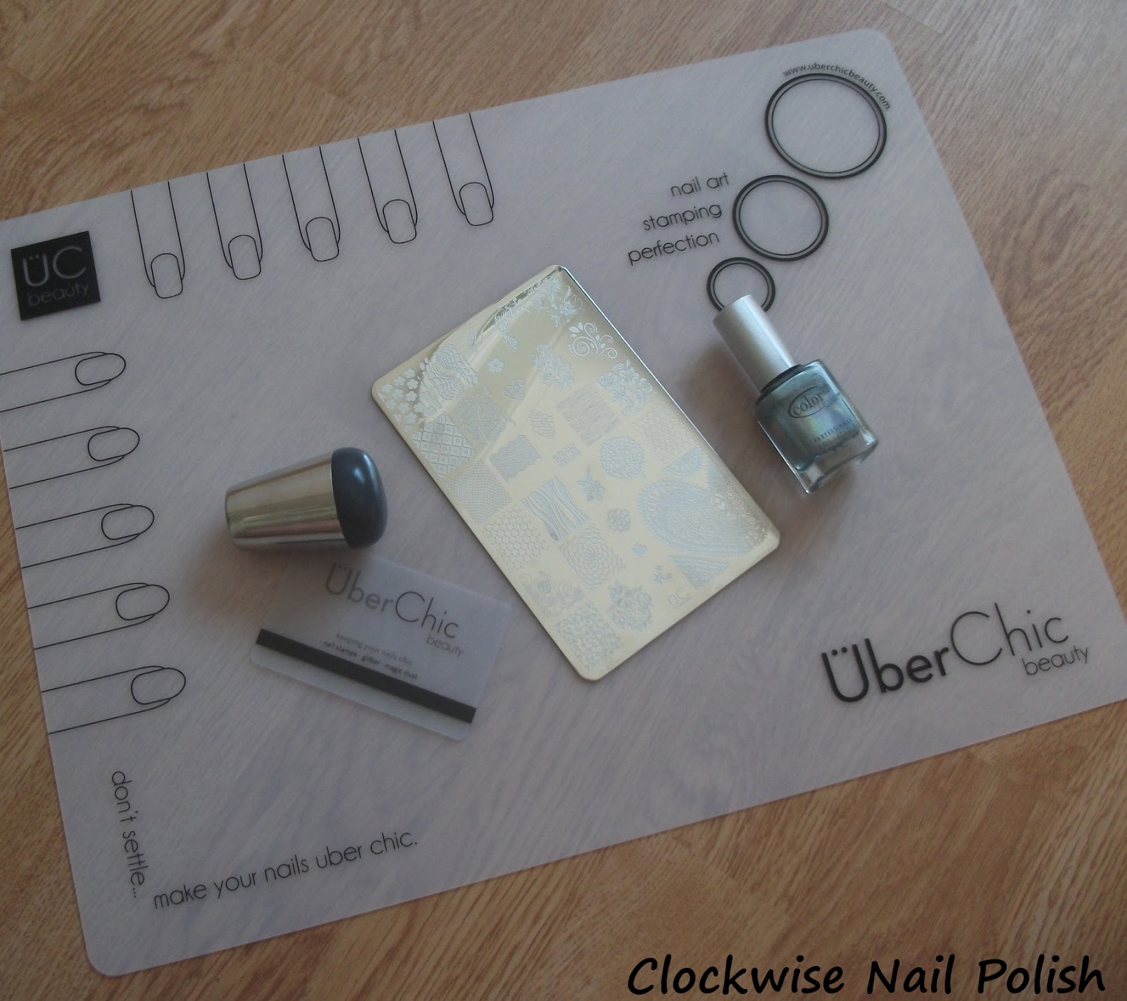The Clockwise Nail Polish: Uber Chic Uber Mat Full Review & Nail Arts
