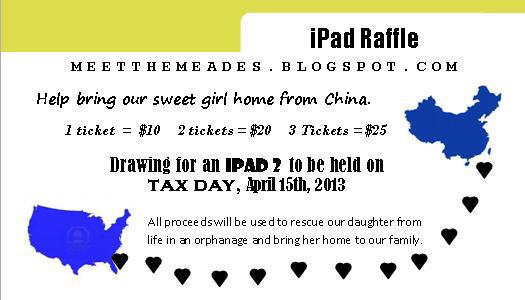 While We Are Waiting: iPAD 2 Raffle