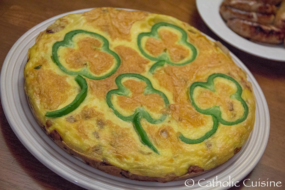 Catholic Cuisine: Shamrock Frittata