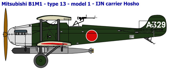 Japanese Aircraft of WWII: Mitsubishi Navy Type 13 Carrier Attack ...