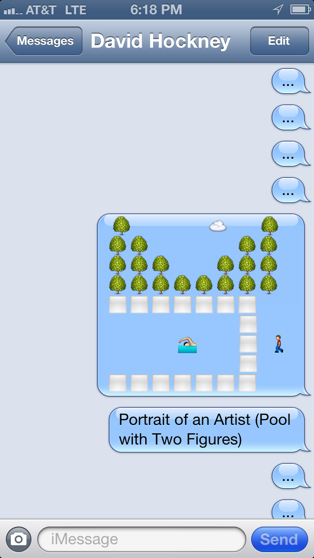Text Message Art Emoji