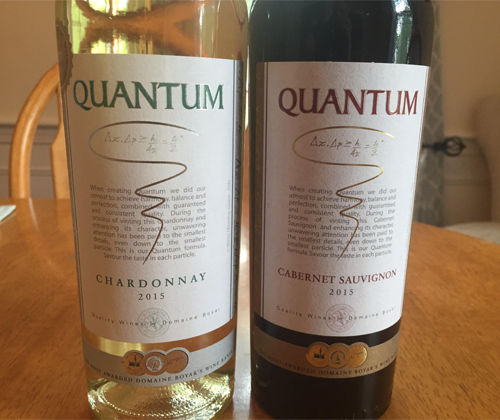 Wine Review: Quantum Chardonnay 2015 & Quantum Cabernet Sauvignon 2015 ...