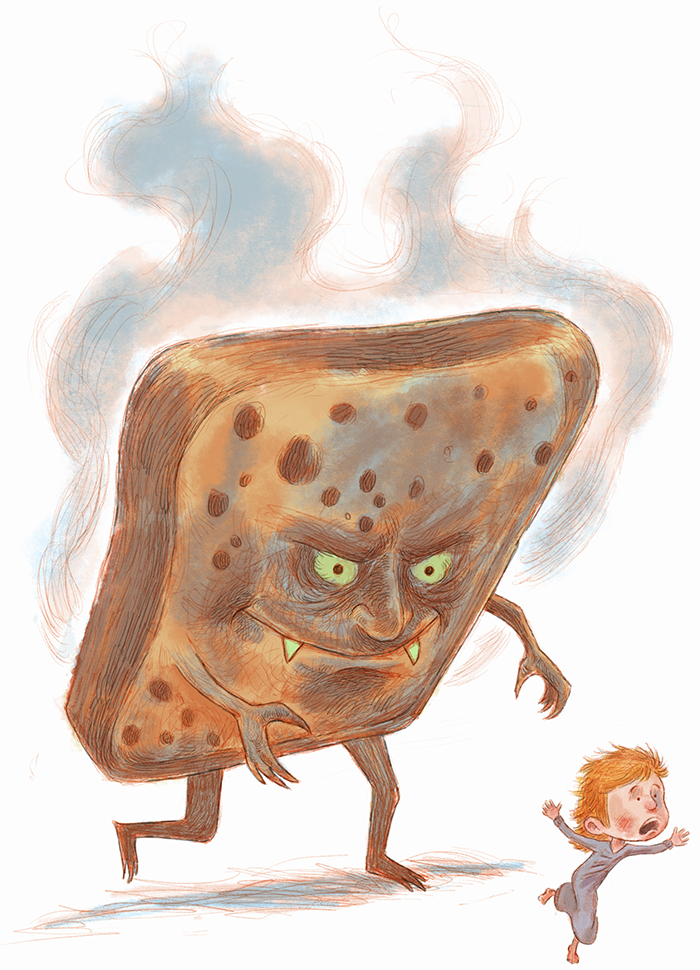 The art of Tom Shannon: Burnt toast nightmare