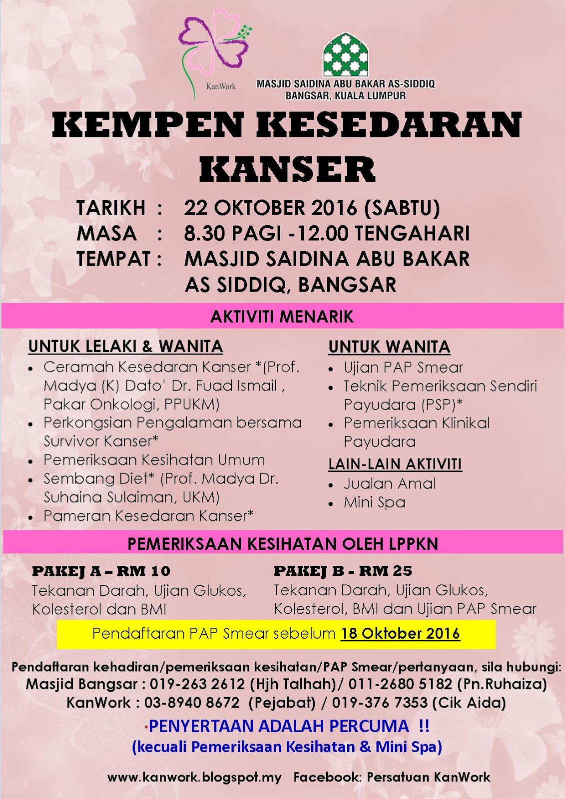 KanWork: Kempen Kesedaran Kanser KanWork