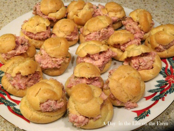 A Day in the Life on the Farm: Ham Salad Pate a Choux #BakingBloggers