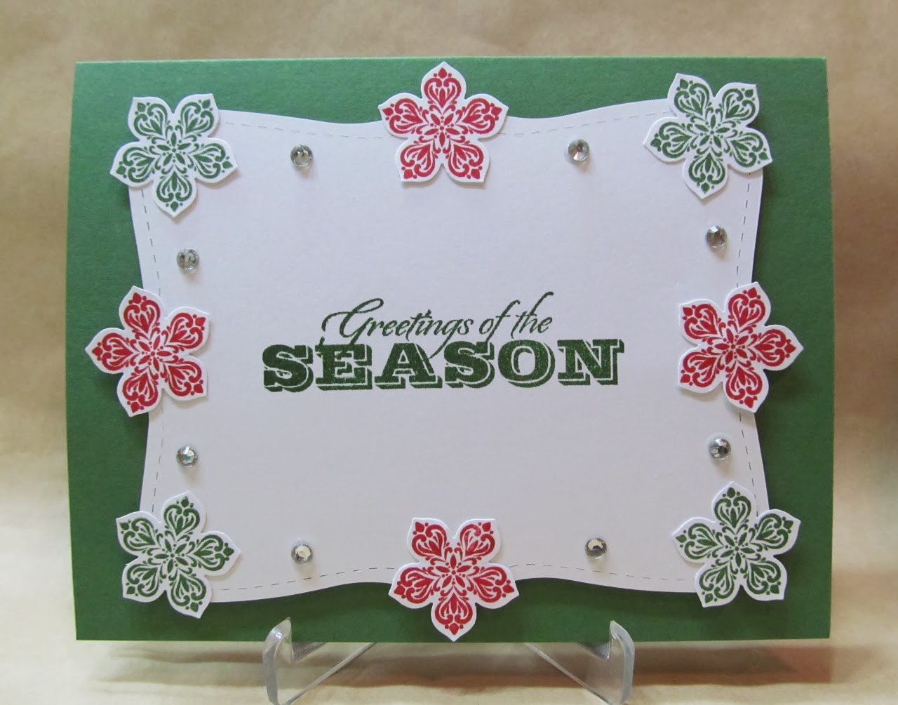 Savvy Handmade Cards: Greetings of the Season Card