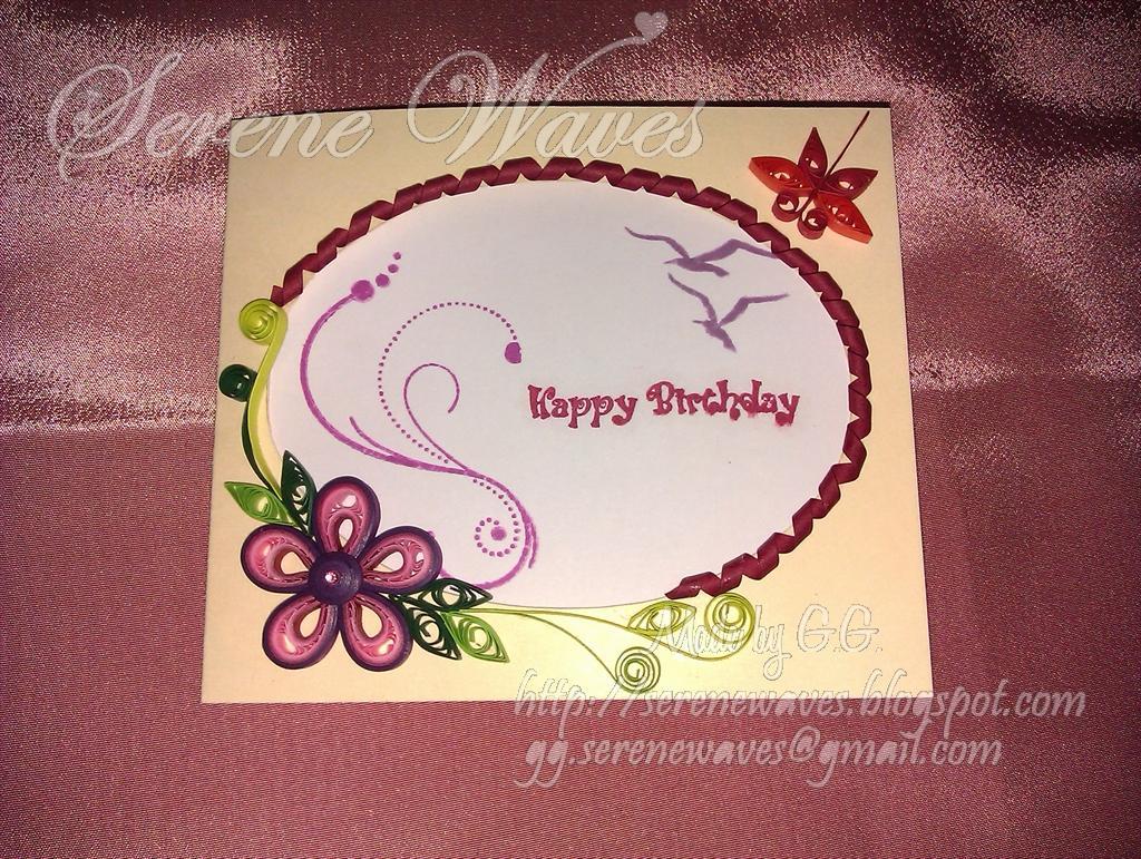 Serene Waves: Small Photo-Frame greeting cards