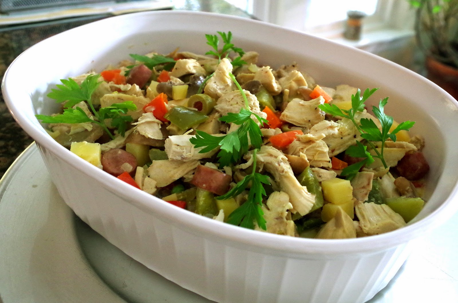 foodesign: chicken pastel