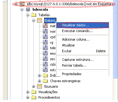 exemplo básico de programa em java + hibernate + firebird + mysql + TonCat: Conexão Banco de ...
