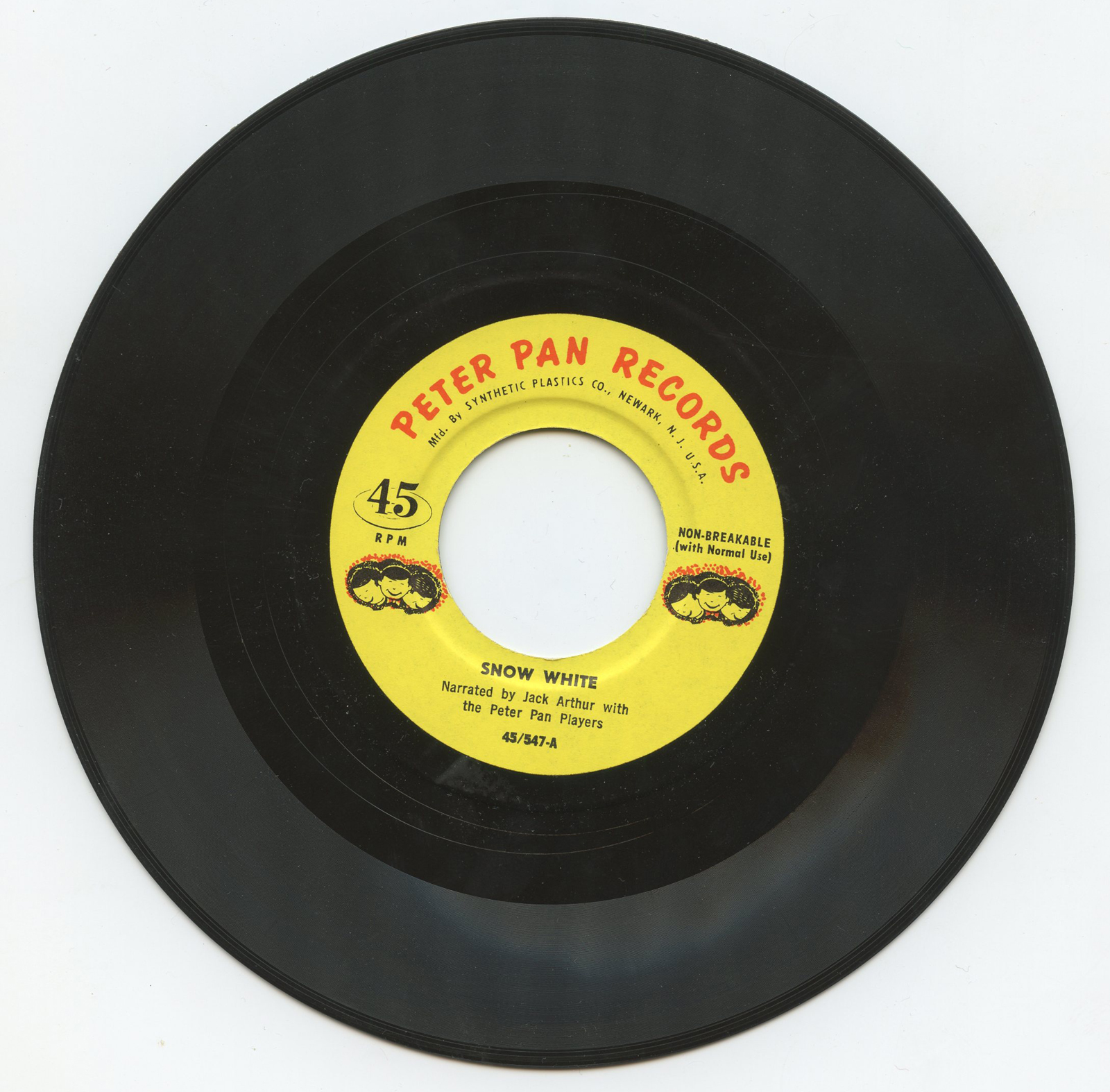 Filmic Light - Snow White Archive: Peter Pan Records - Snow White 78/45 rpm