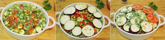 Στρωμένο ''Μπριάμ'' / Mixed vegetables ''mpriam'' in layers. - Cooking ...