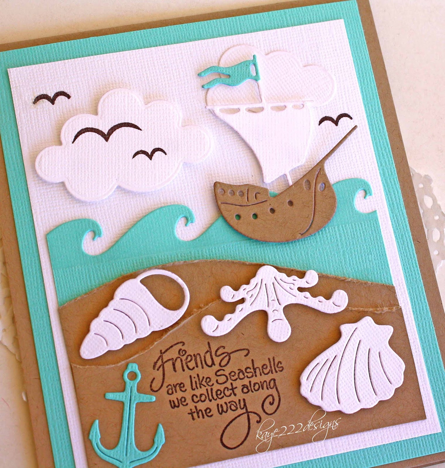 Friends are Like Seashells...with Lisa Blastick - Cheery Lynn Designs ...