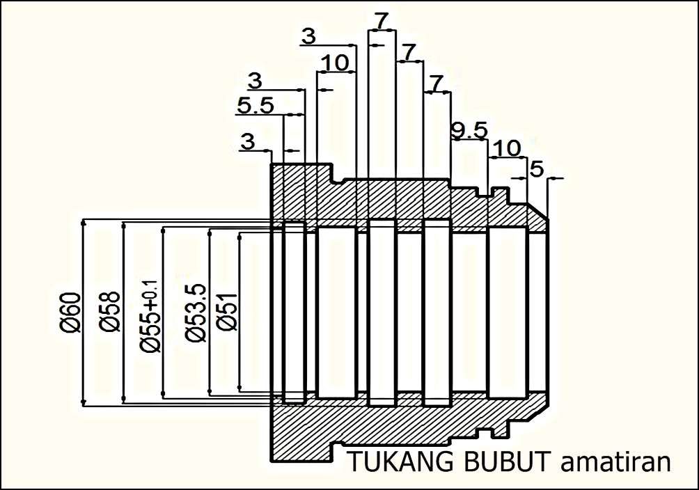 TUKANG BUBUT amatiran: CARA MEMBUBUT ALUR DALAM / PRAKTEK MEMBUAT COVER ...