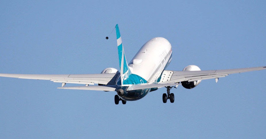 Kathryn's Report: Boeing's newest 737 Max makes first flight into a ...