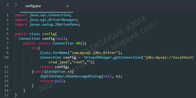 Aplikasi CRUD Sederhana dengan Java Swing dan MySQL